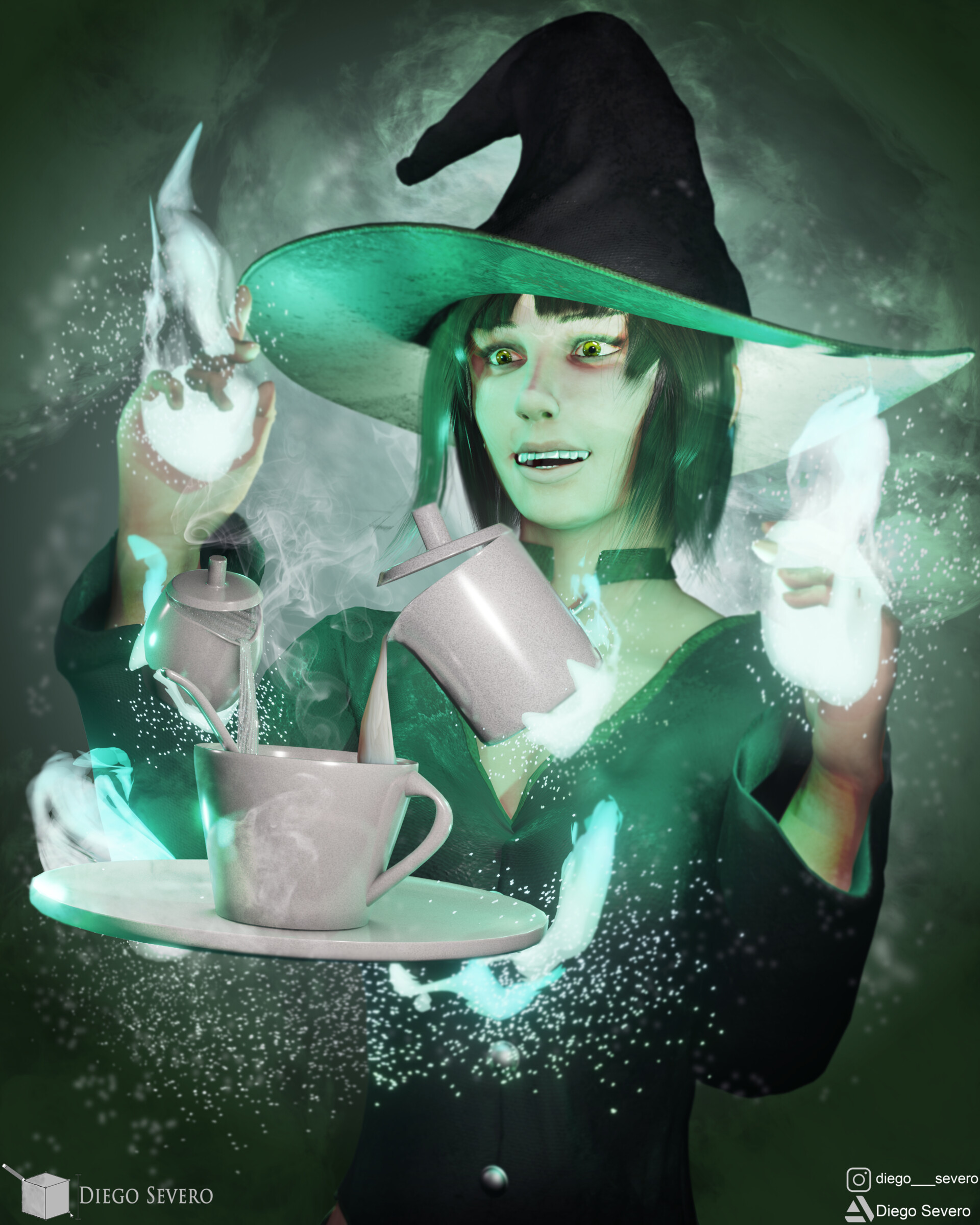 ArtStation - Witch Coffee (3D)