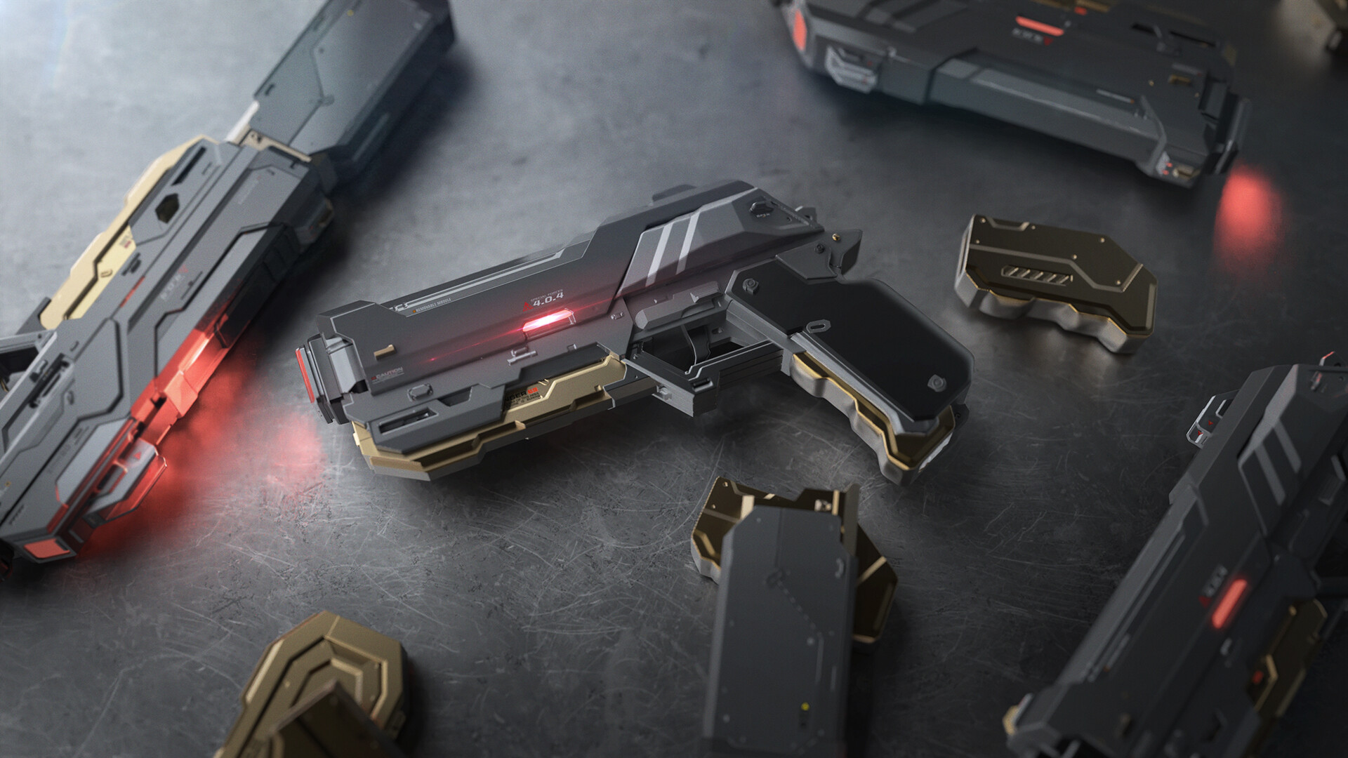 ArtStation - Sci-Fi Pistol