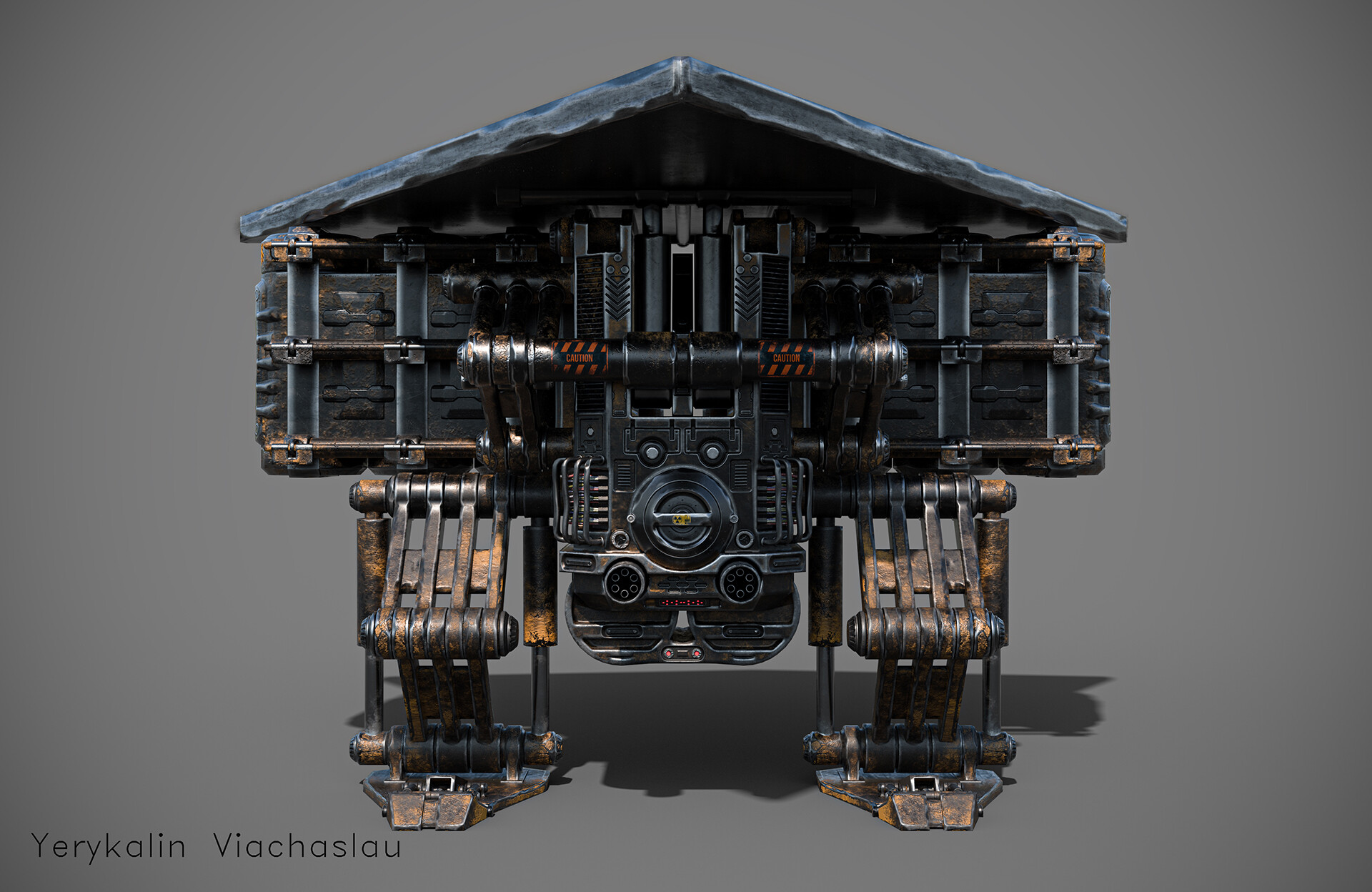 ArtStation - Mecha warrior