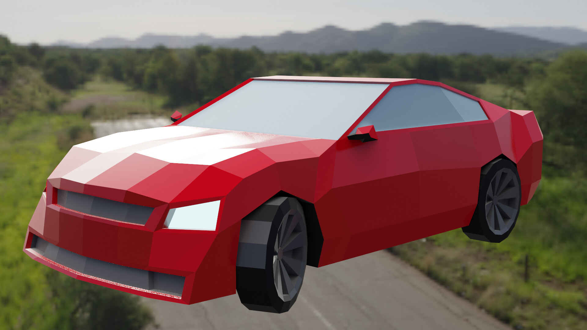 ArtStation - Low Poly Car