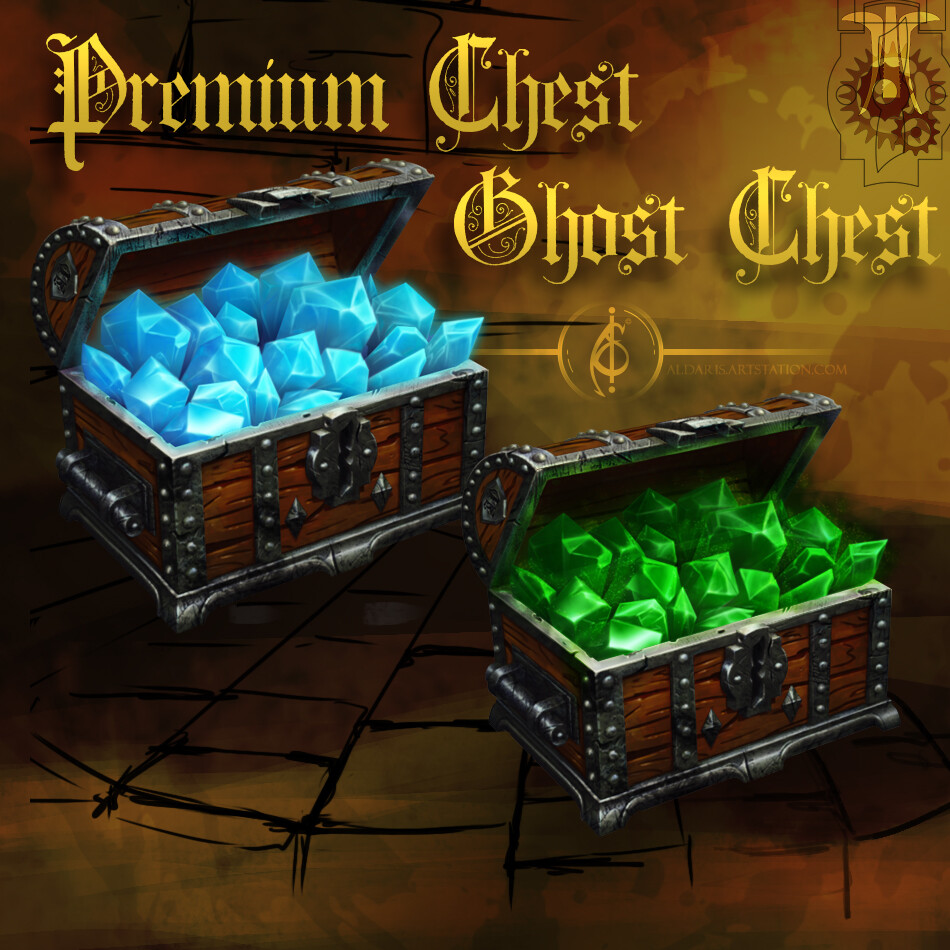ArtStation - Opened Gem chest