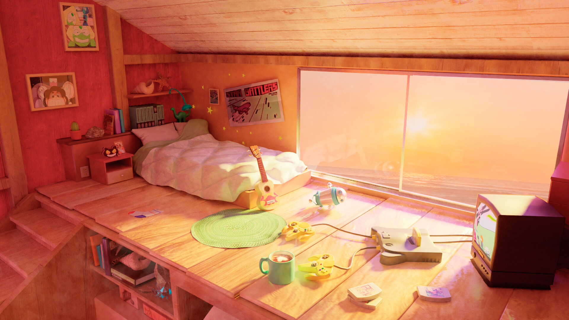 ArtStation - Steven Universe Room