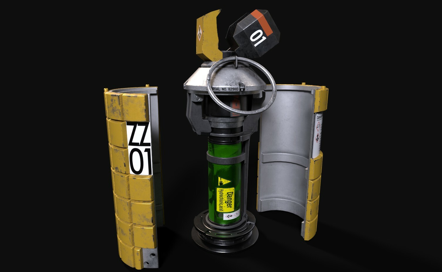 ArtStation - ZZ GRENADE 01 PROP