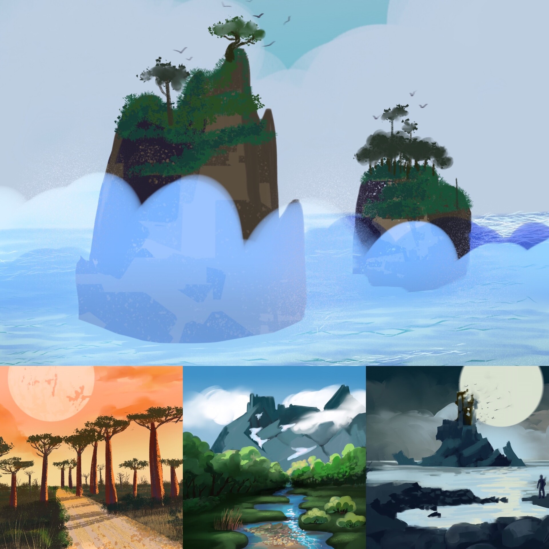 ArtStation - Environment sketches