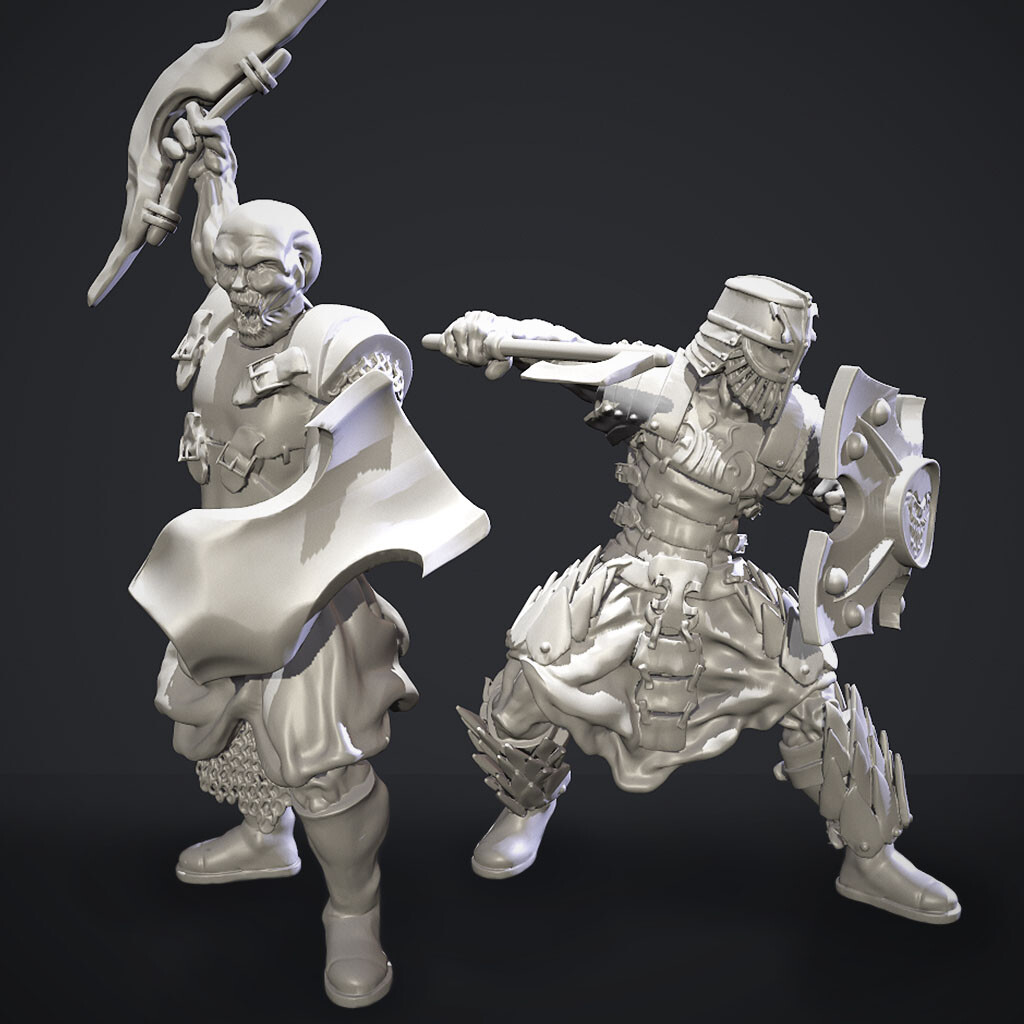 Evan, Jay, Sheedy - The Vö - Miniature modelling Digital Process