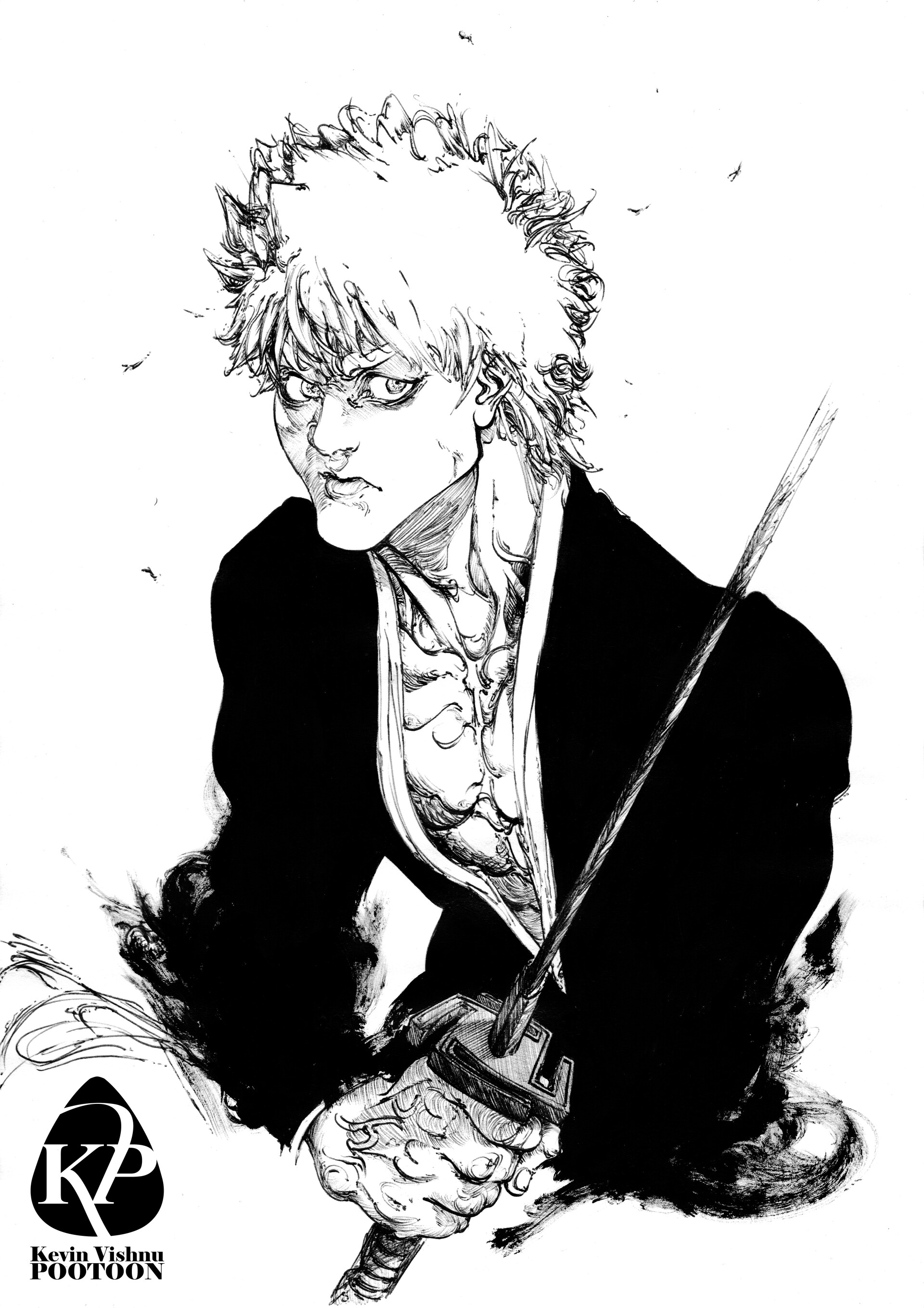 ArtStation - Kurosaki Ichigo (Bankai) - Bleach (2020)
