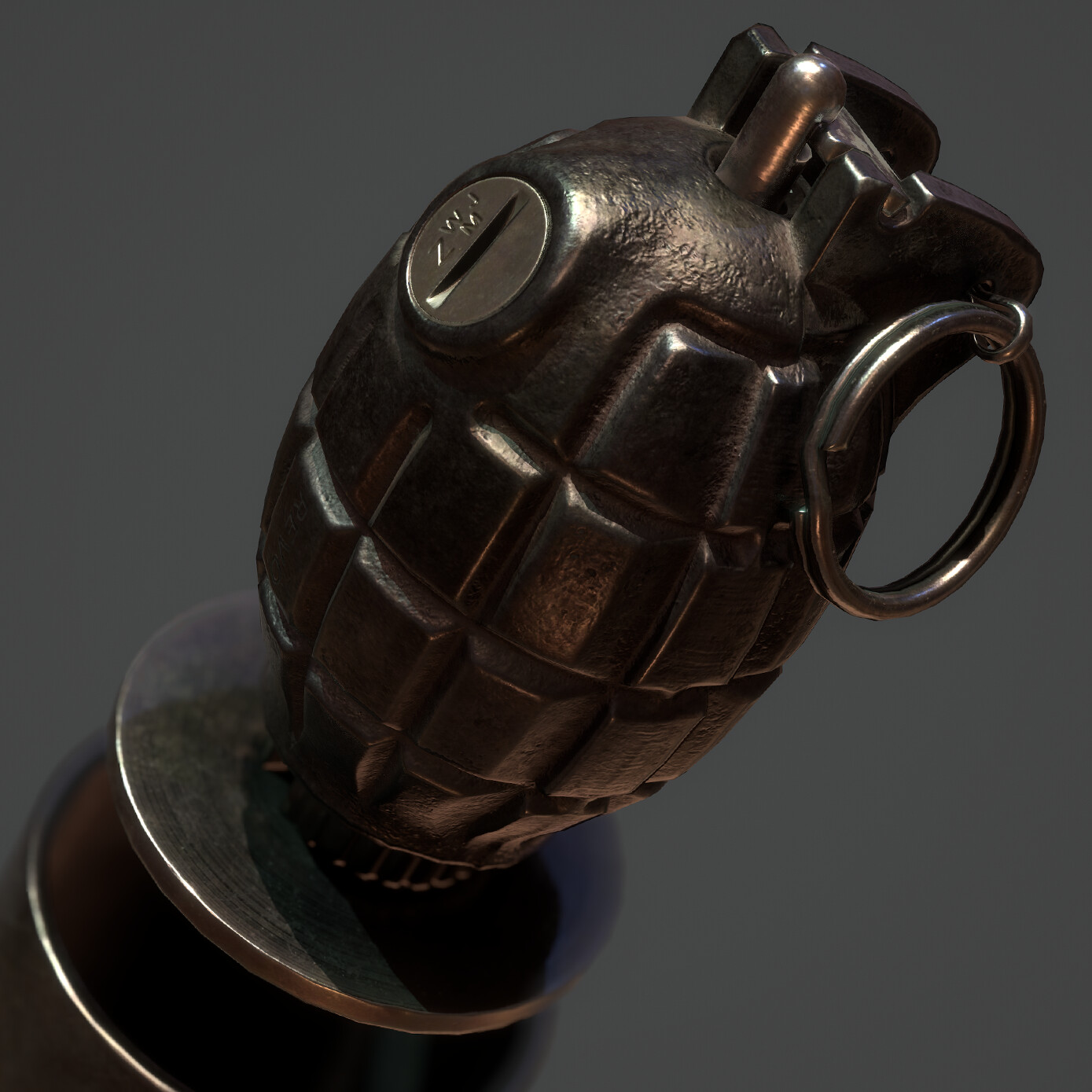 ArtStation - No. 36 Mills bomb & Cup Discharger