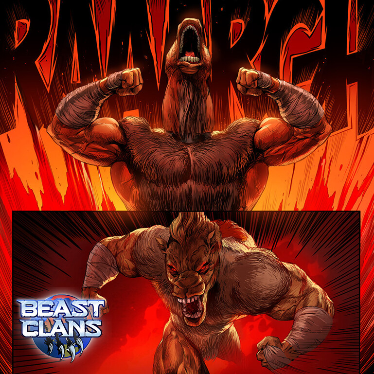 ArtStation - Beastclans - Outback comic book