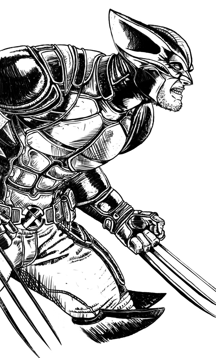 ArtStation - Ink Wolverine