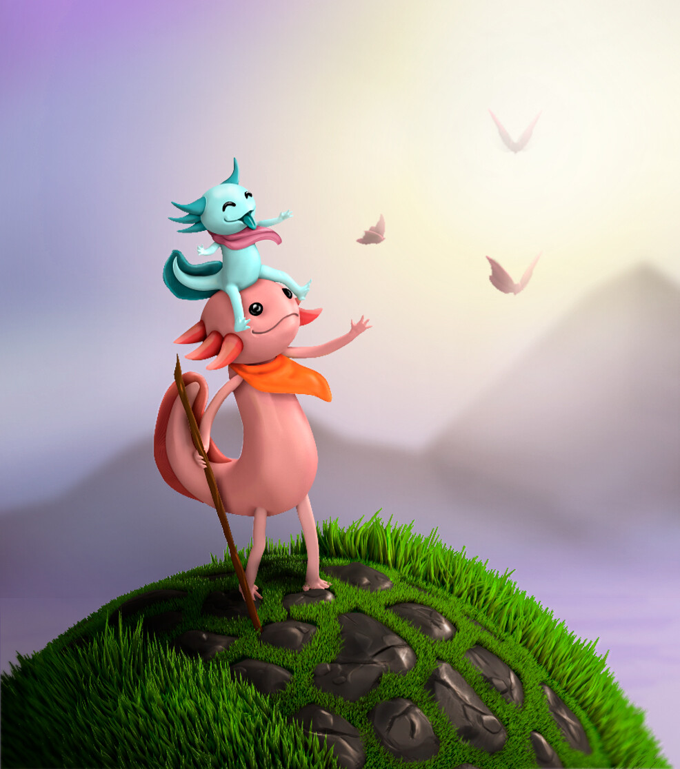 ArtStation - AXI - Axol Game