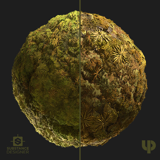 ArtStation - Moss 100% Substance Designer