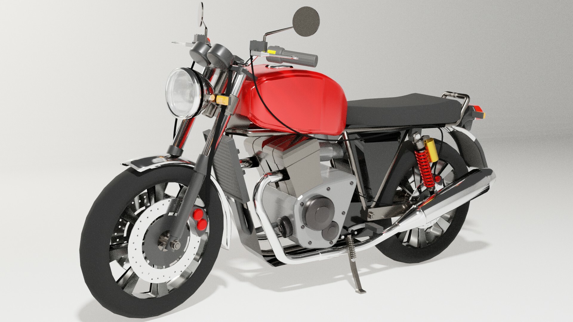 ArtStation - 3D Motorcycle Model