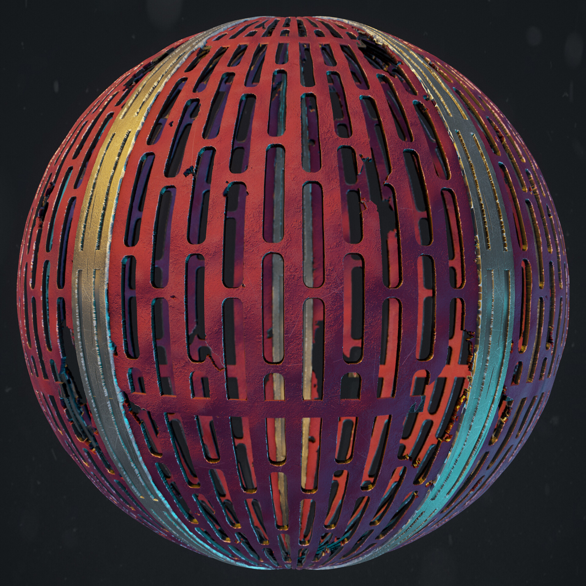 ArtStation - Metal Grid Material