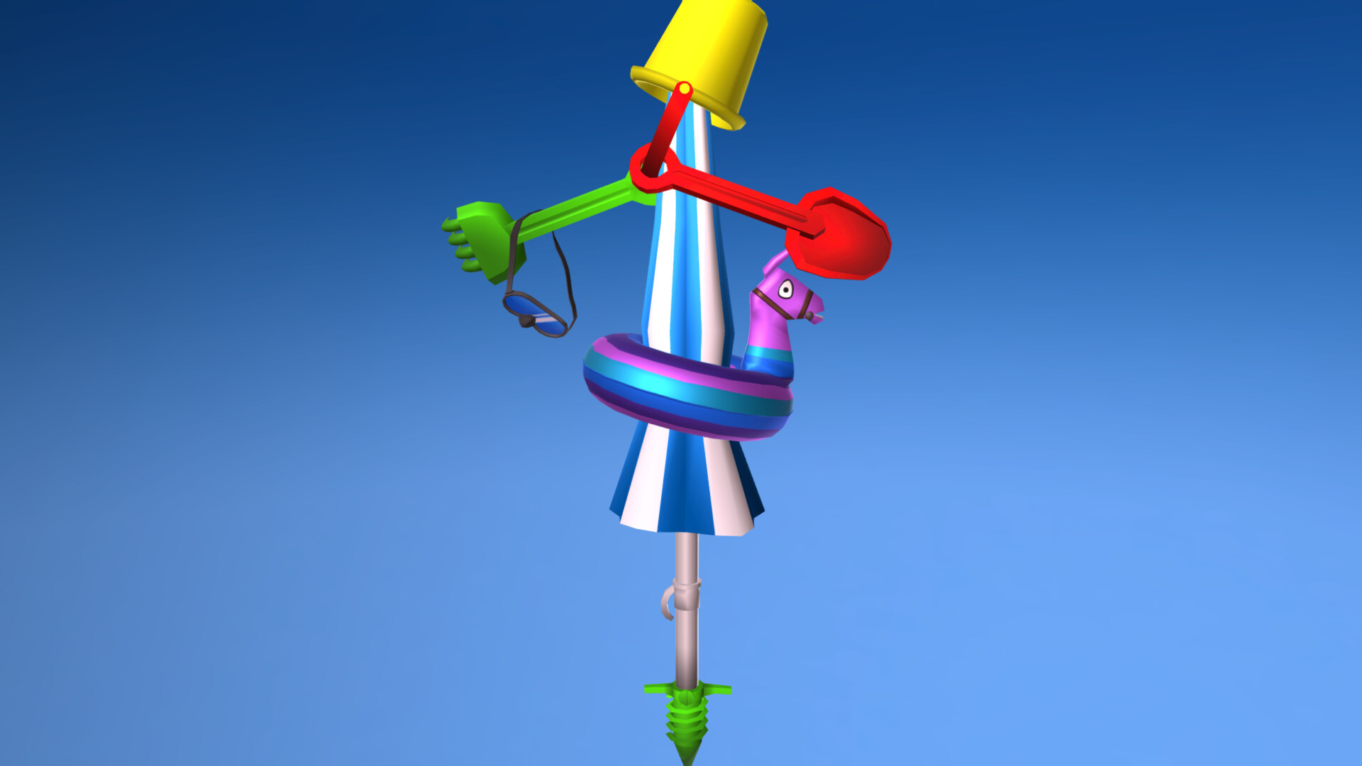 ArtStation - Fanart Pickaxe Fortnite - Summer Edition