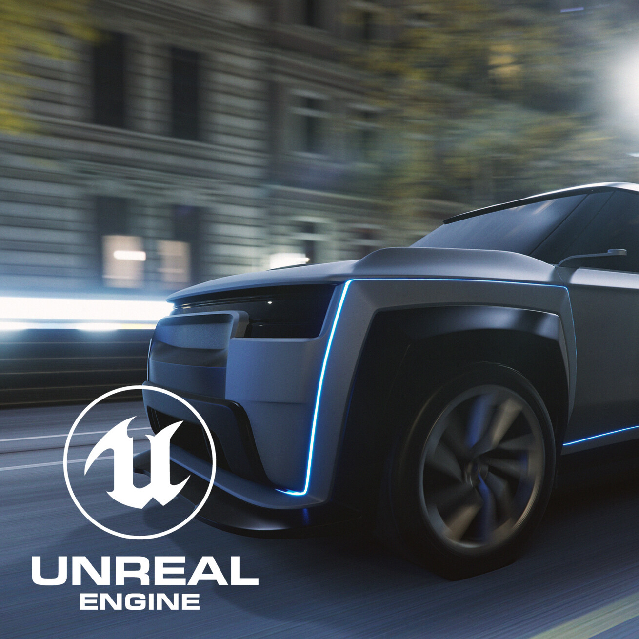 ArtStation - Concept Car 03 - UE4 Car Render