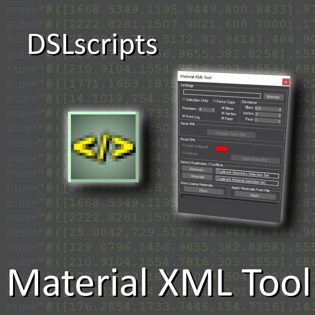 ArtStation - Material XML Tool