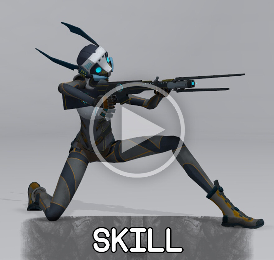 ArtStation - [Animation] Pulse Sniper Shoot