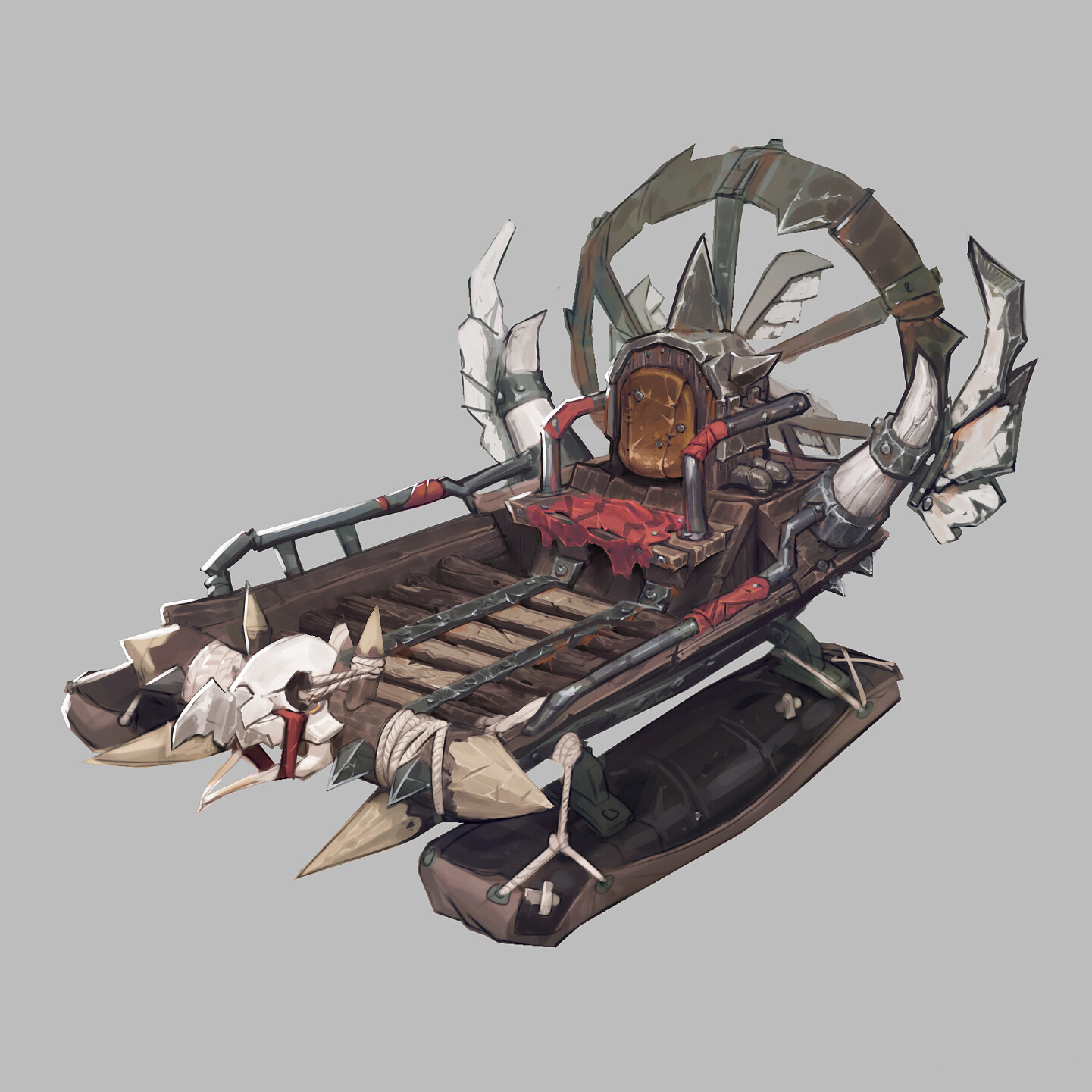 ArtStation - Whirl-Dove Orc Raft