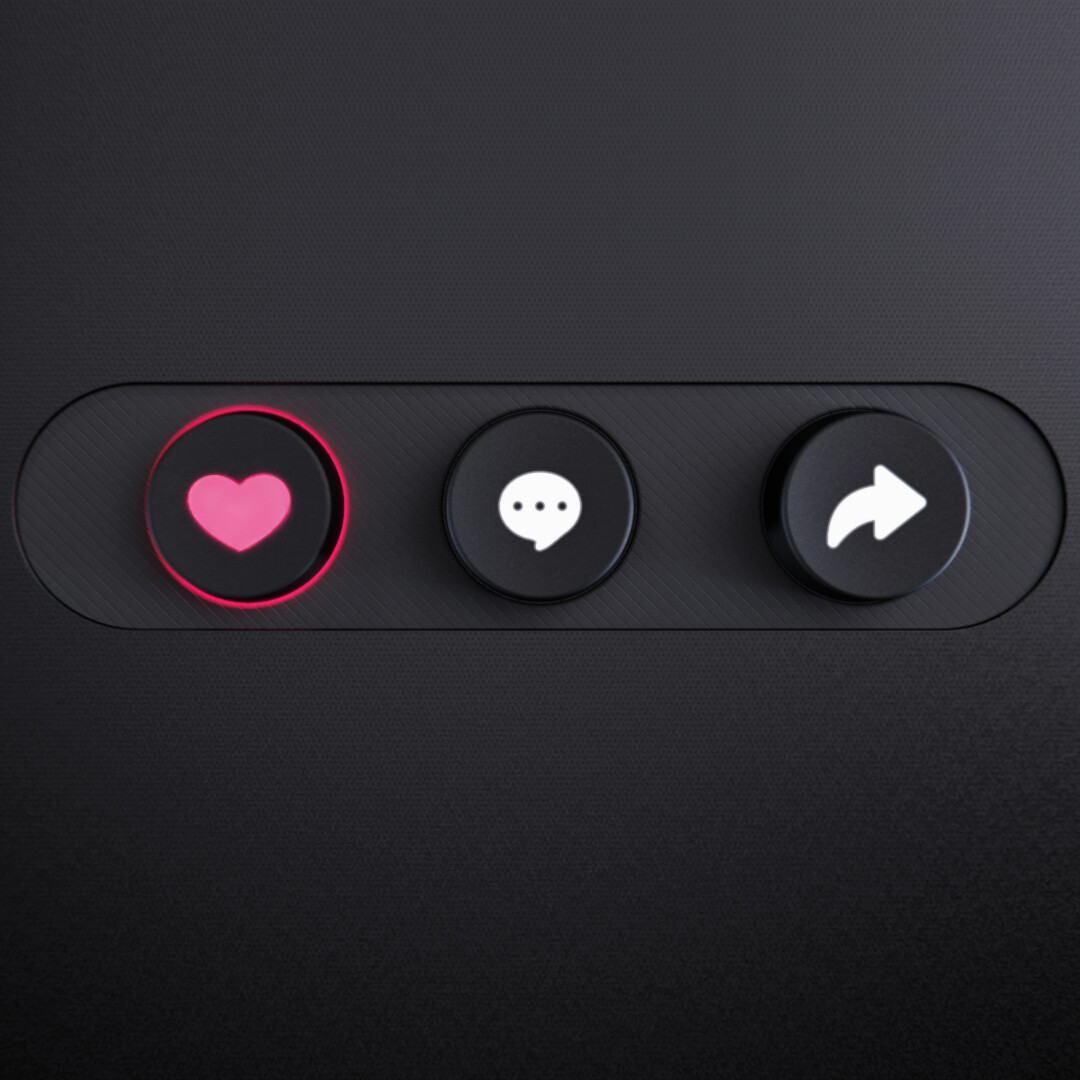 ArtStation - Glowing Buttons