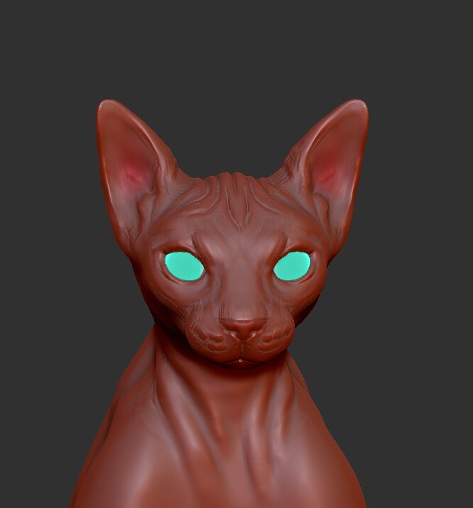 ArtStation - Sphynx cat