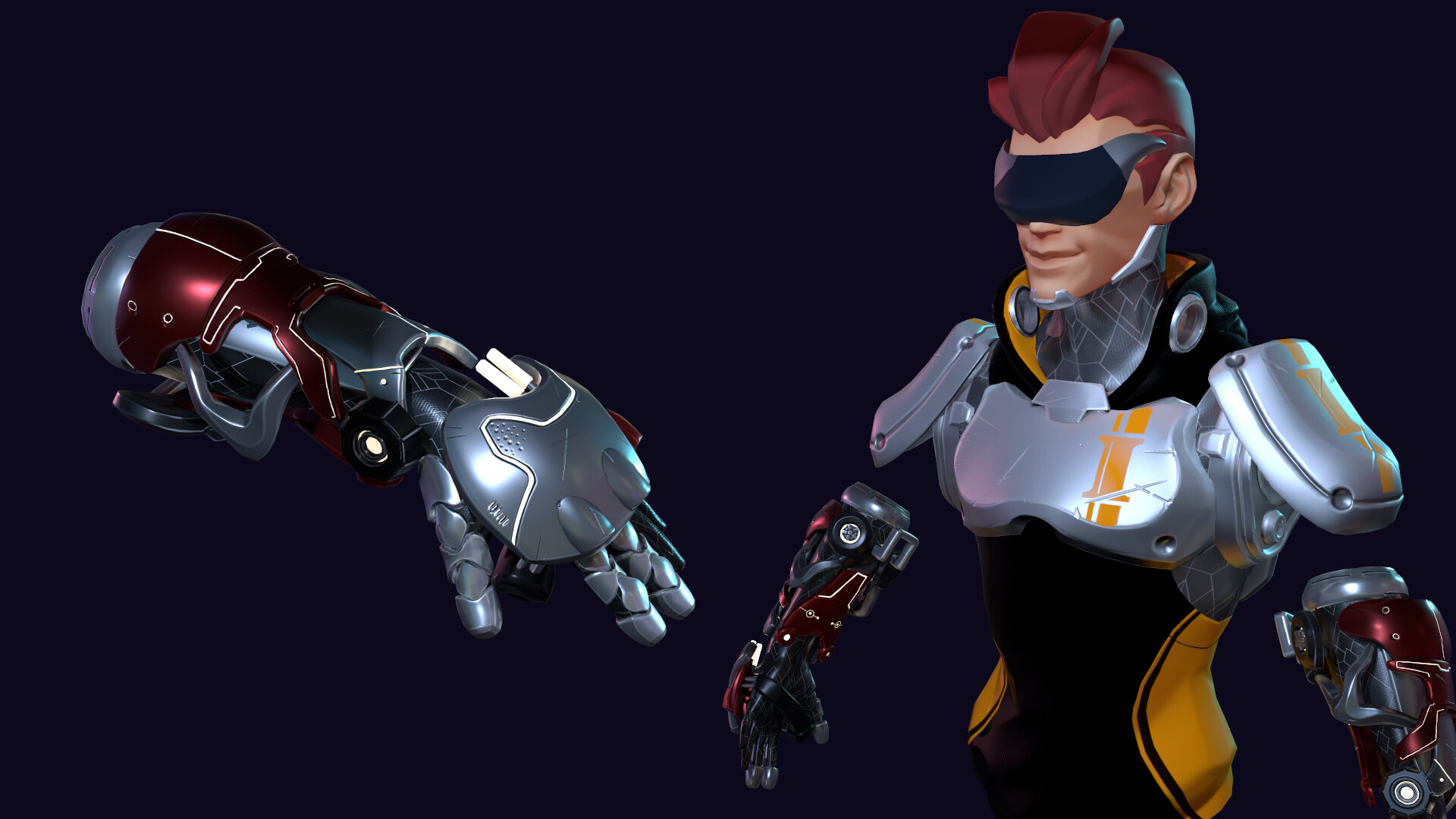 ArtStation - 3D Sci-fi Arm