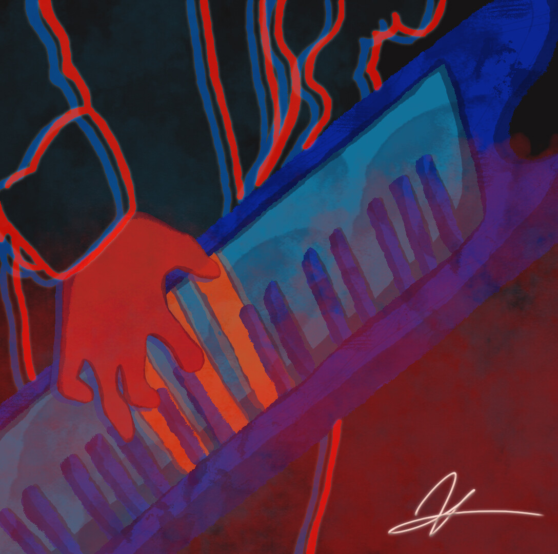 ArtStation - "Neon Synthesizer" Art