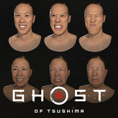 Jacob Regan Art - Ghost of Tsushima FACS Blend Shape