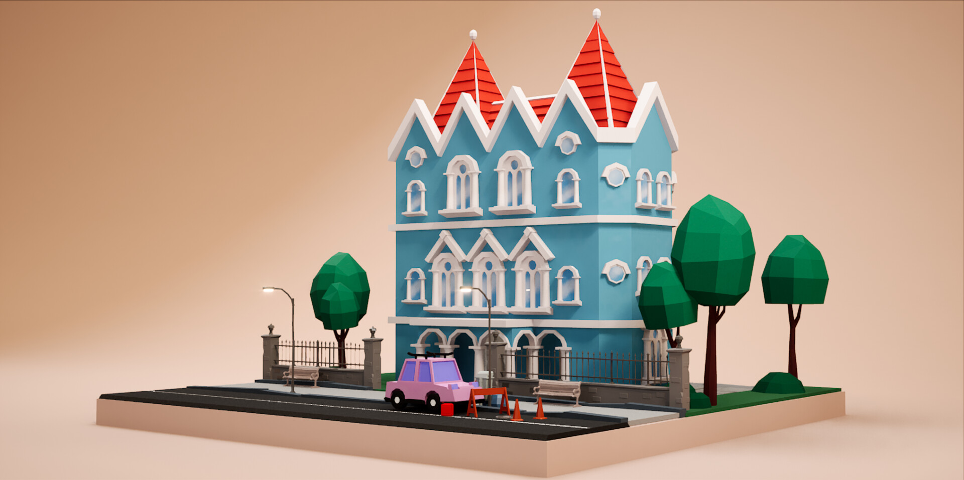 ArtStation - Low Poly House