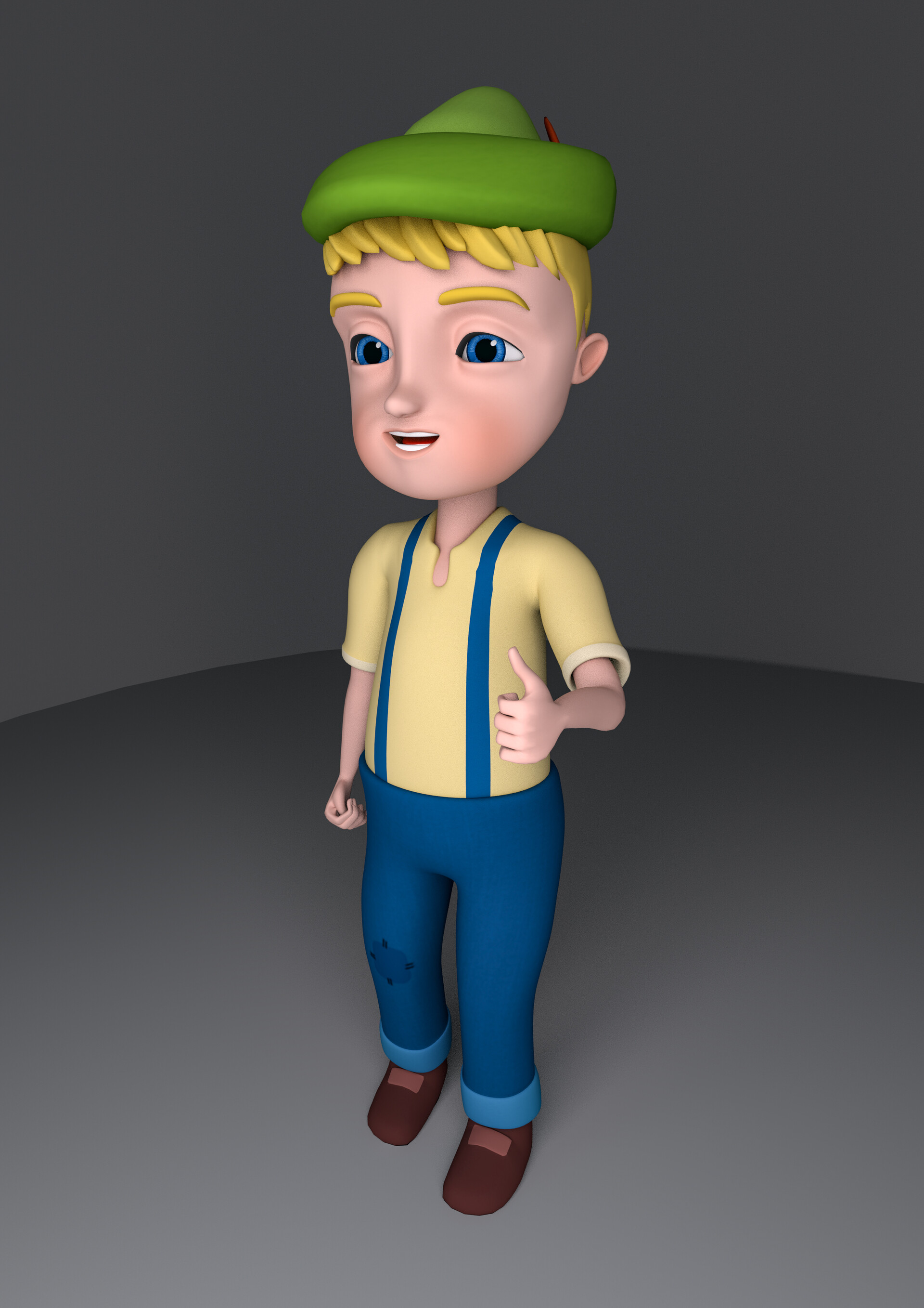 ArtStation - CHARACTER HANSEL - RIG | Project sem 4 | Gretel and Hansel