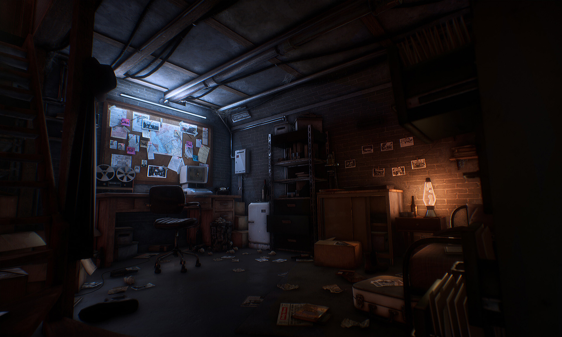 ArtStation - Detective Basement [UE4]