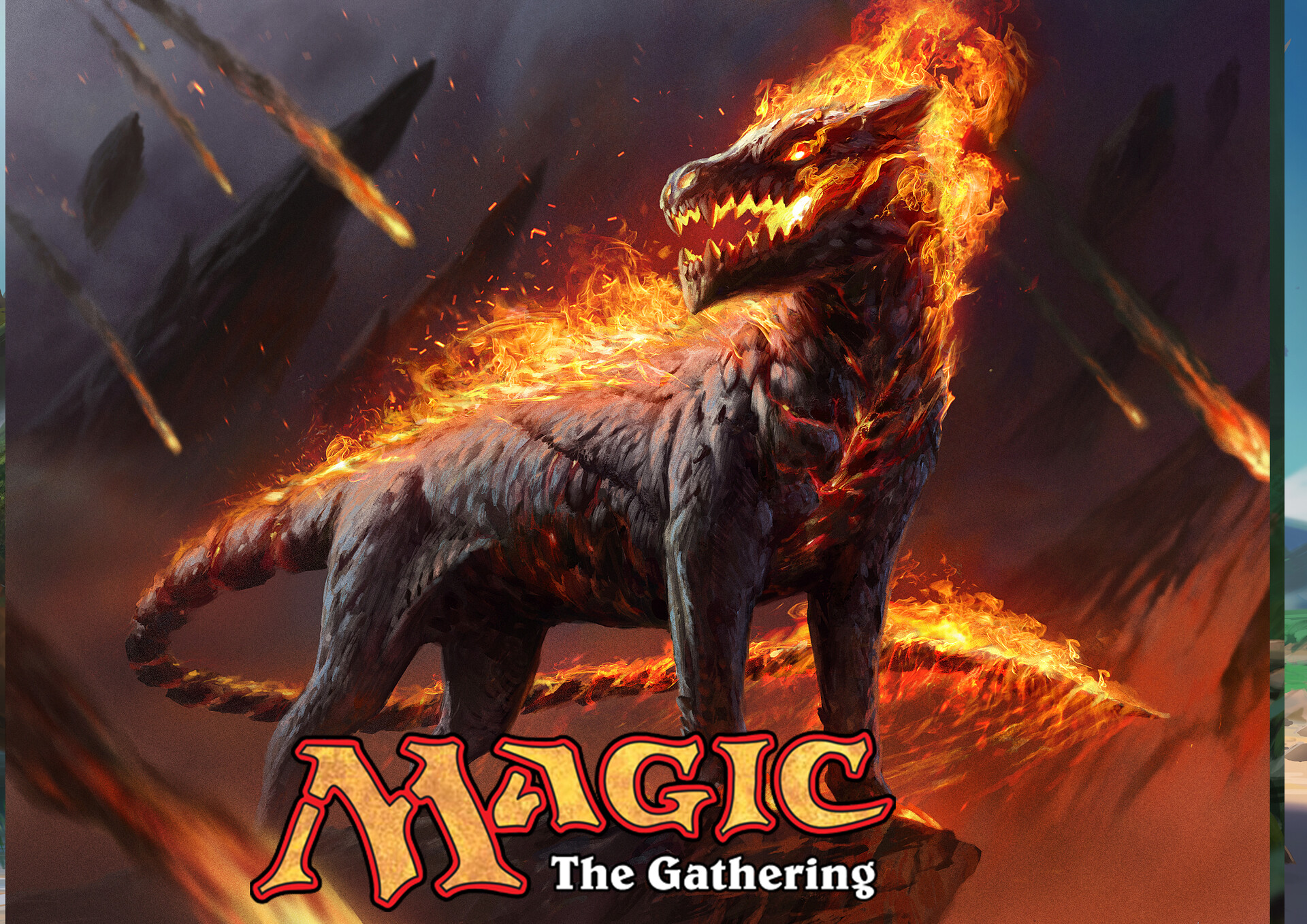 ArtStation - MTG: Akoum Hellhound