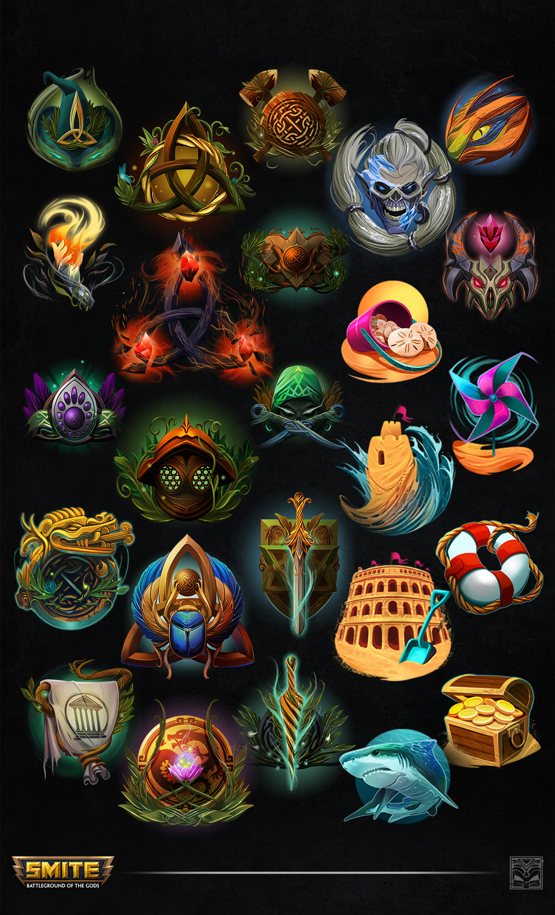 ArtStation - SMITE UI