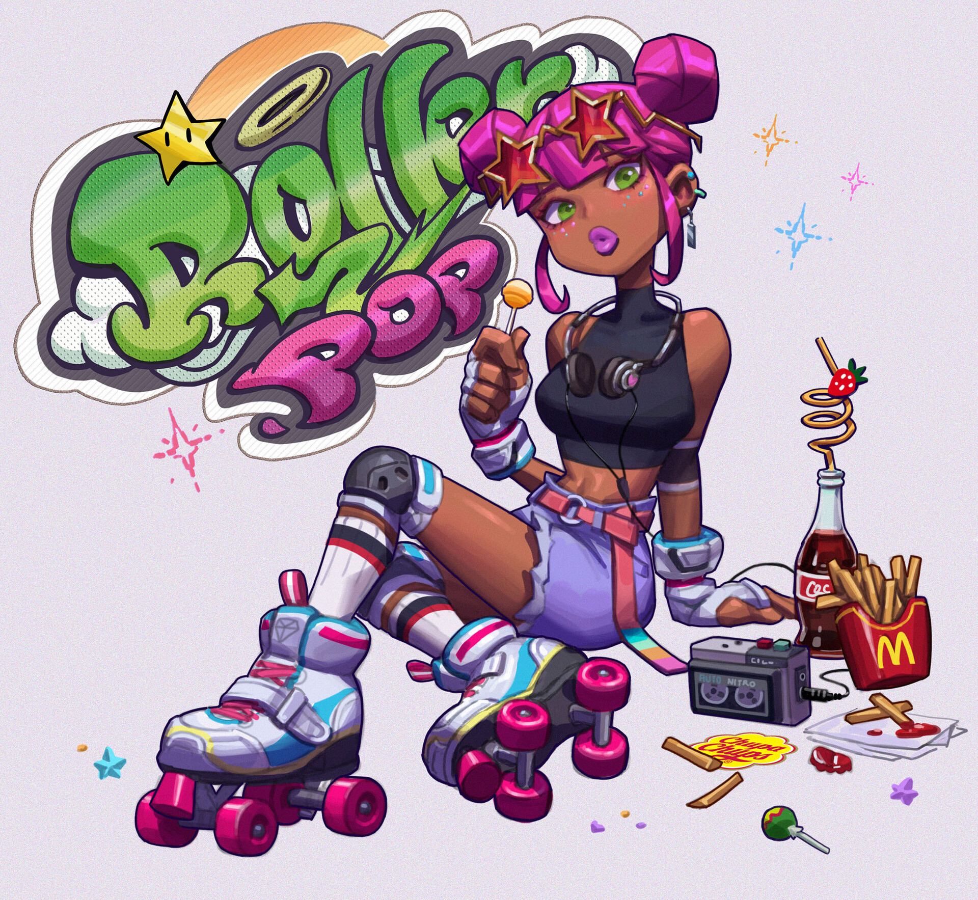 ArtStation - Roller girl
