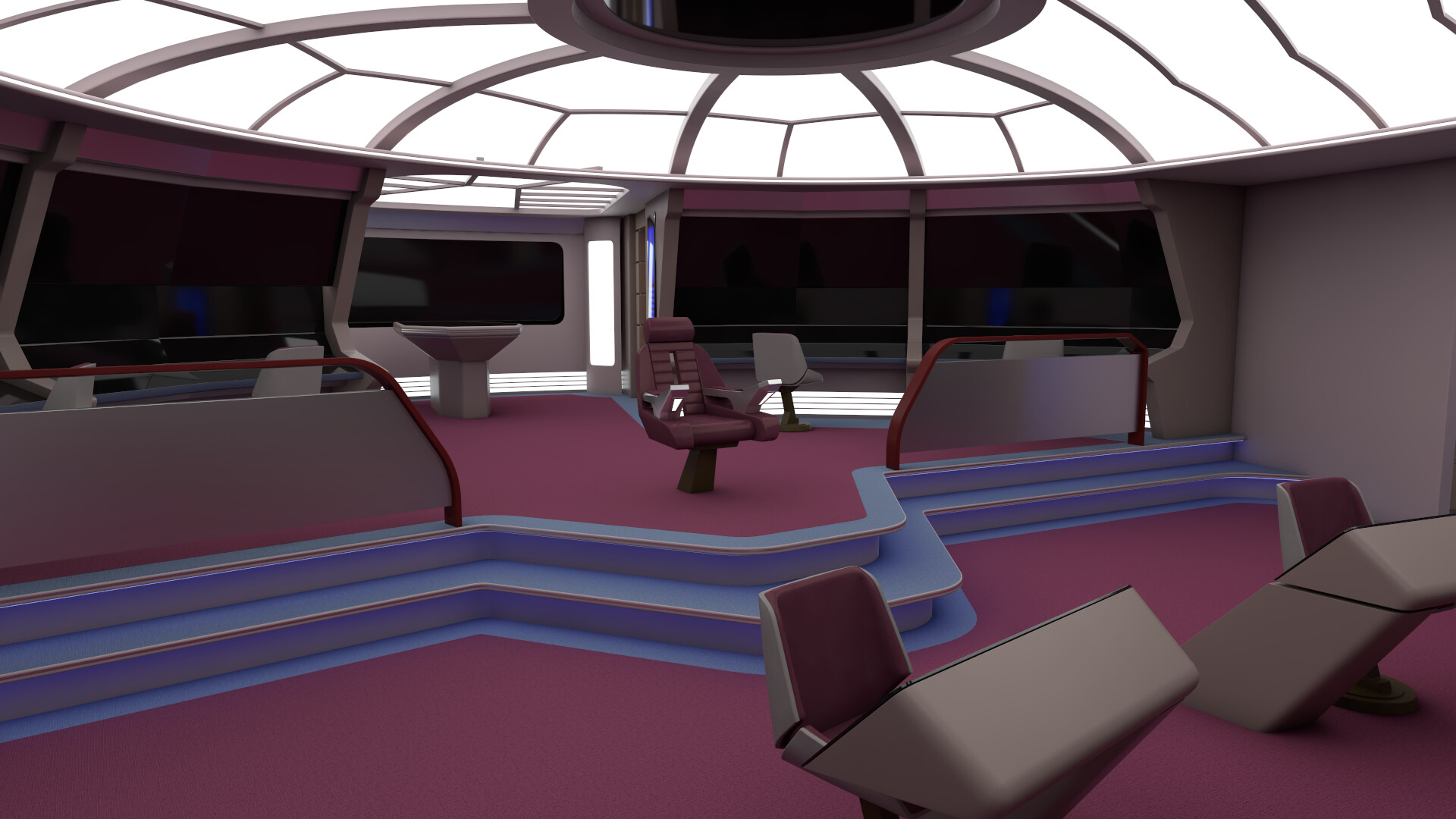 ArtStation - WIP - Star Trek TNG Centaur Class Bridge