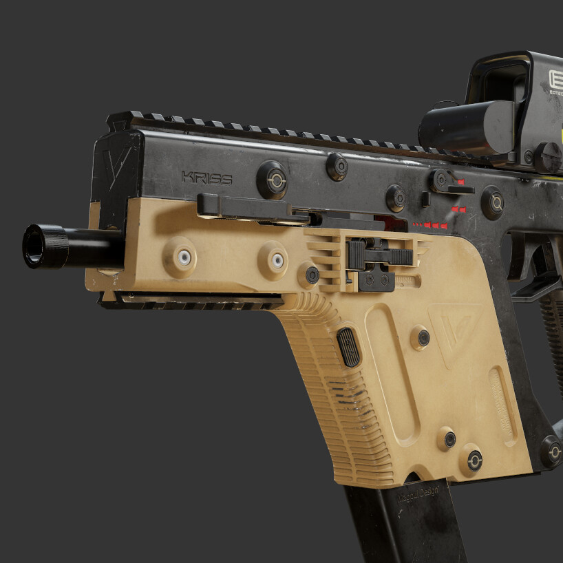 ArtStation - Kriss Vector + EOTECH XPS2