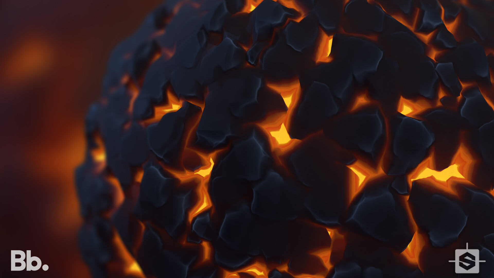 ArtStation - Stylized Lava Rock