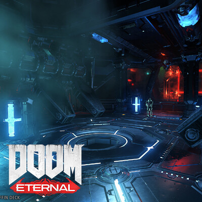 ArtStation - DOOM ETERNAL - DOOM HUNTER COFFIN STORAGE