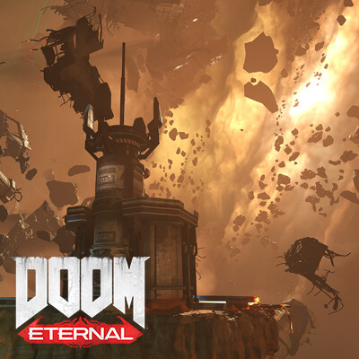 ArtStation - DOOM ETERNAL - MARS CORE METEORS