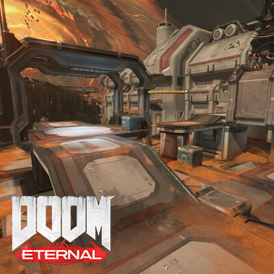 ArtStation - DOOM ETERNAL - MARS CORE LAUNCHER ARENA