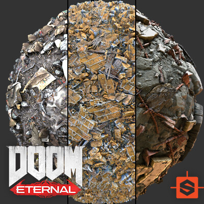 ArtStation - Doom Eternal Rubble