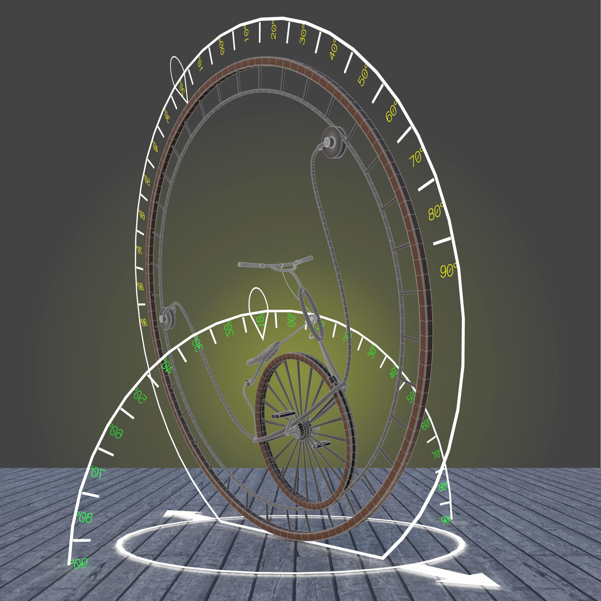 ArtStation - Classic Monowheel (Animation ready)
