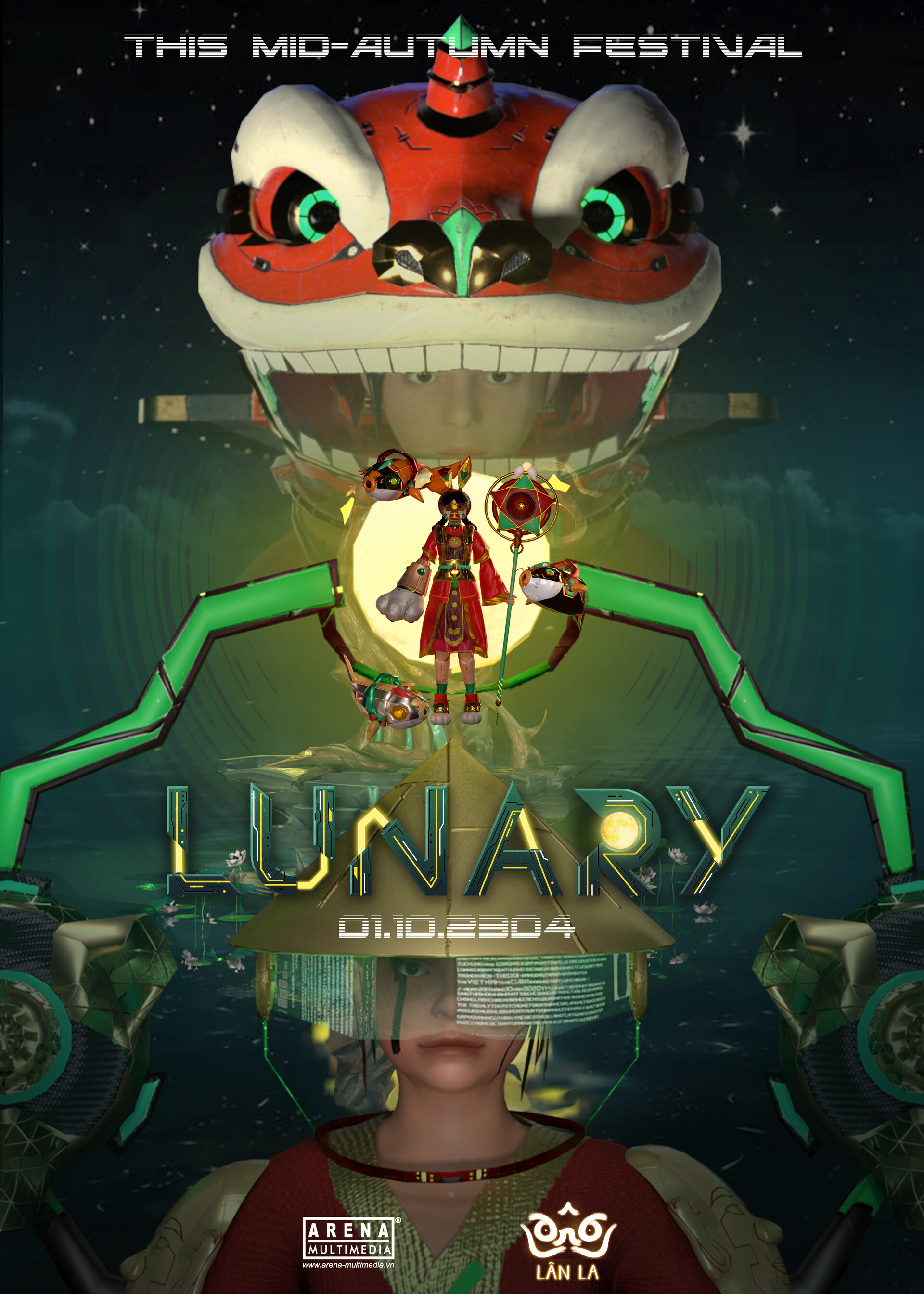 ArtStation - LUNARY | RẰM | LÂN LA TEAM (3D GAME CHARACTER DESIGN)