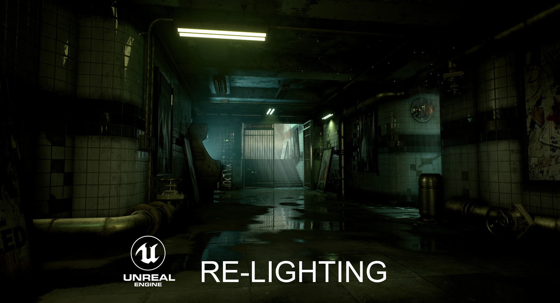 ArtStation - RELIGHTING Epic Games Sequencer Subway Scene