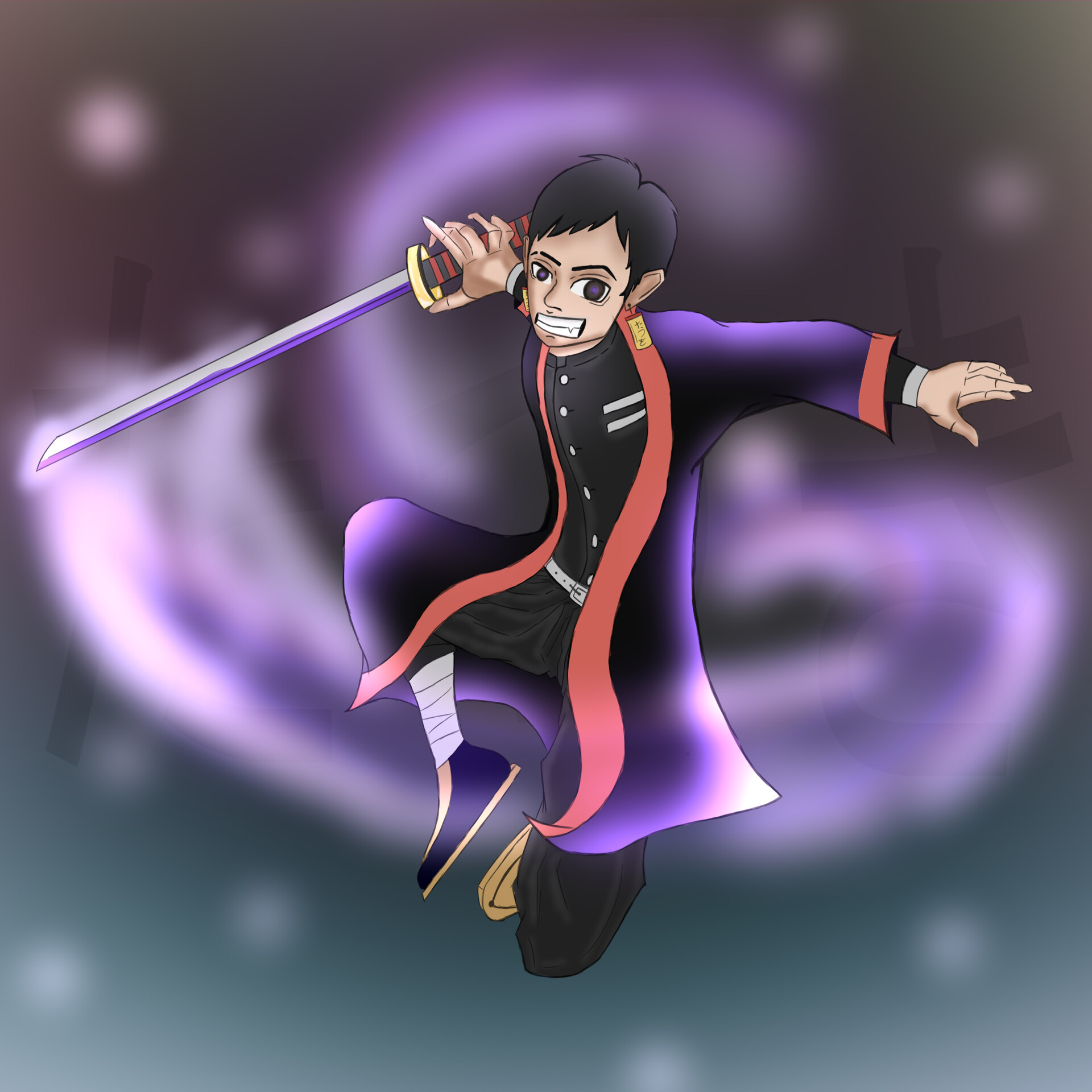 ArtStation - Light Hashira (Breath of light Third Form: Luminance in ...