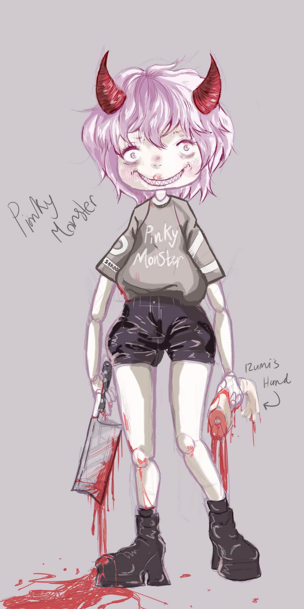 ArtStation - PINKY MONSTER 👹 🖤