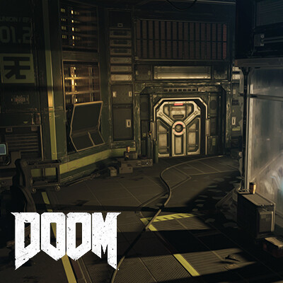 ArtStation - Doom UAC World building