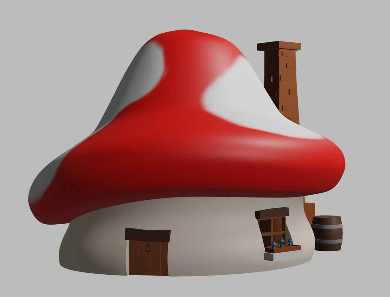 ArtStation - Smurf house