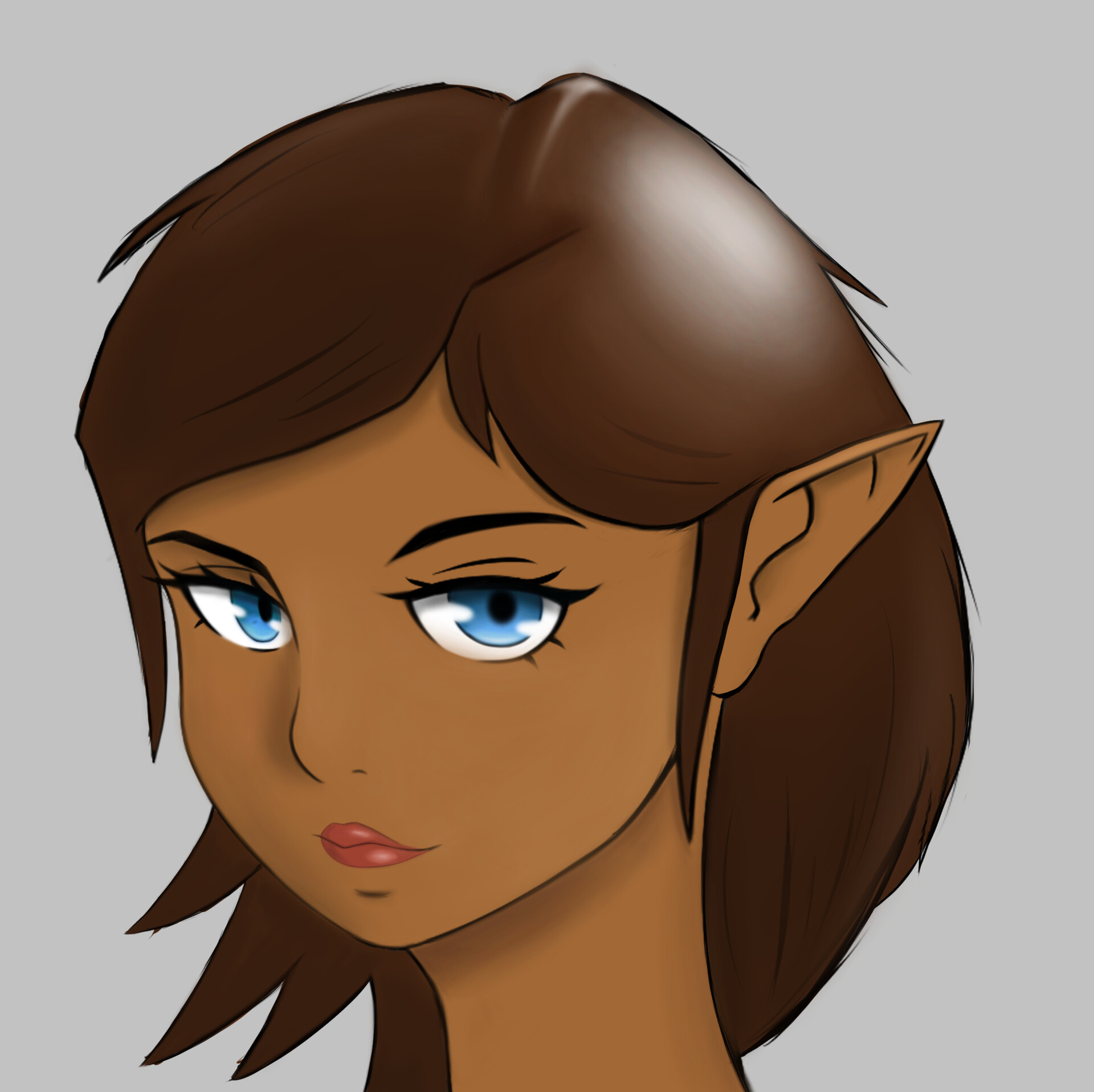 ArtStation - Cute Elf Lady