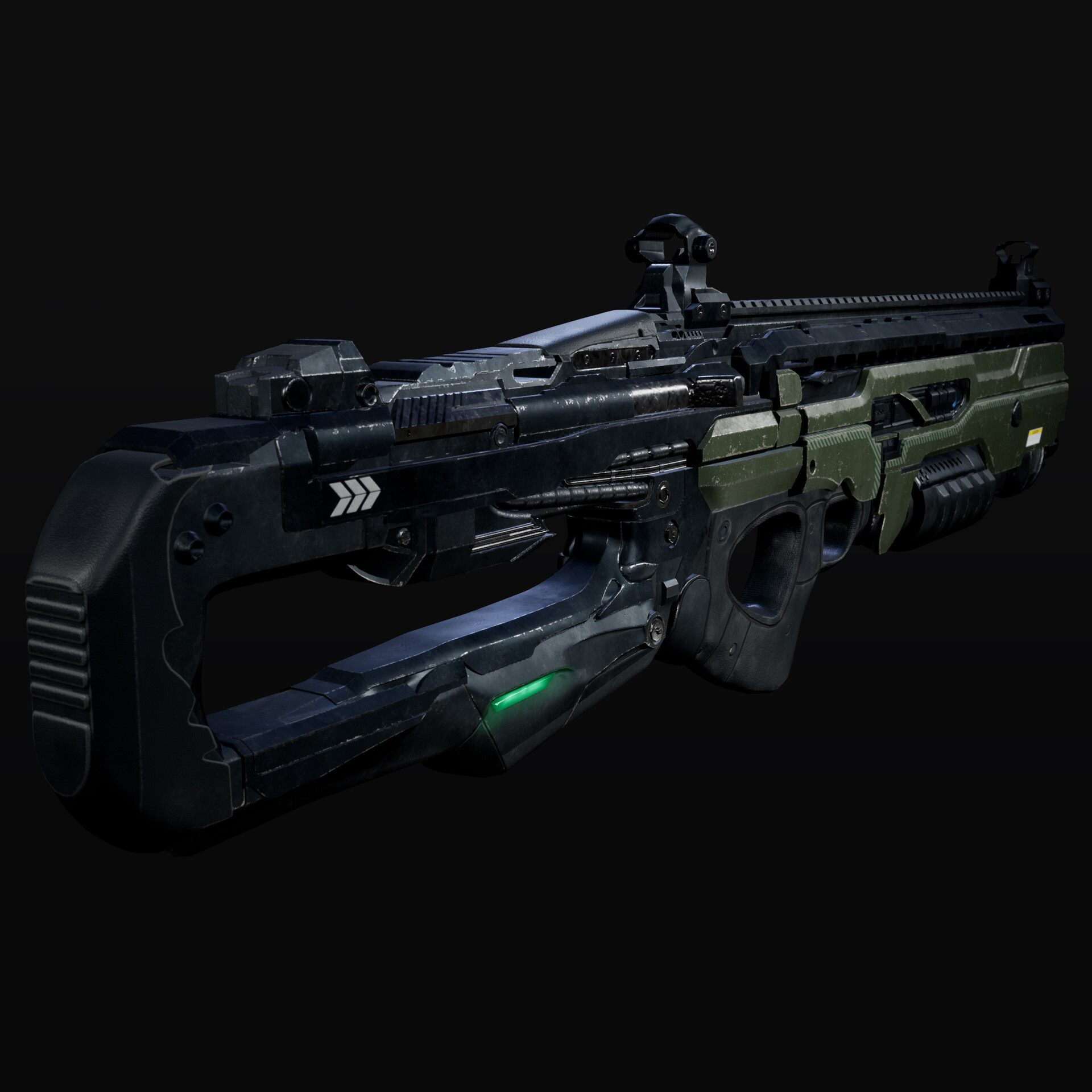 ArtStation - Sci-fi Assault Rifle