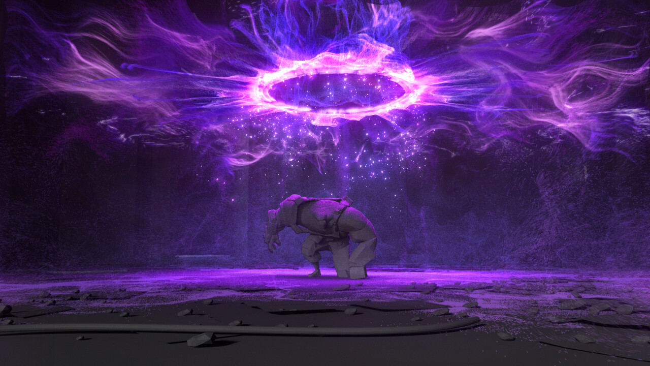 ArtStation - Magic portal and shield vfx